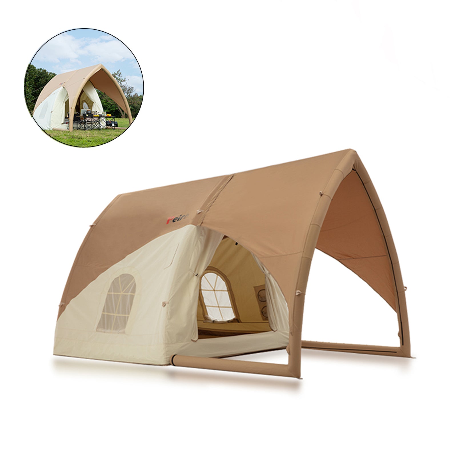 Peirhw Inflatable House Tent - Starry Night Love